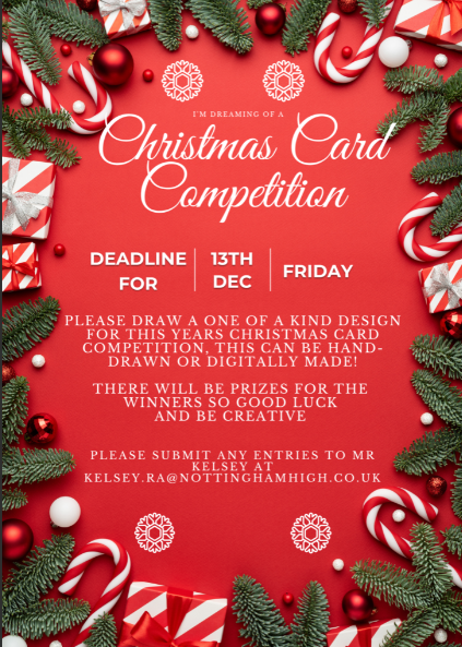 Christmas card competition